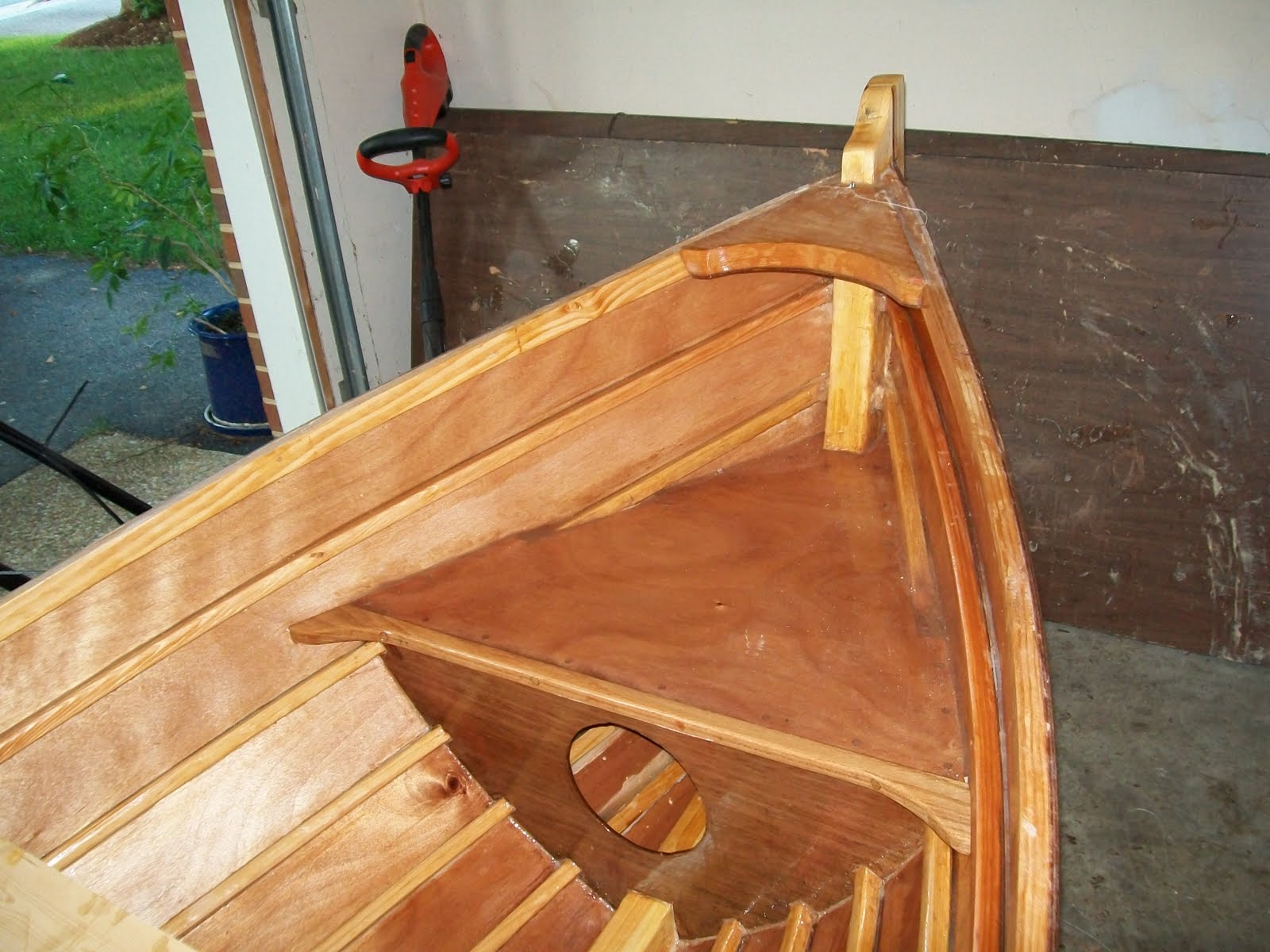 Building the Penobscot 14 Sailboat: More photos showing interior build ...