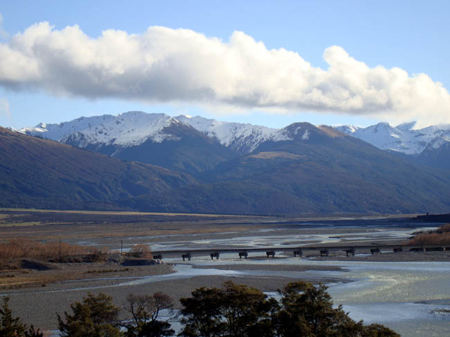 Christchurch and the southern alps