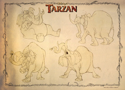 Living Lines Library: Tarzan (1999) - Animals & Other Human Characters