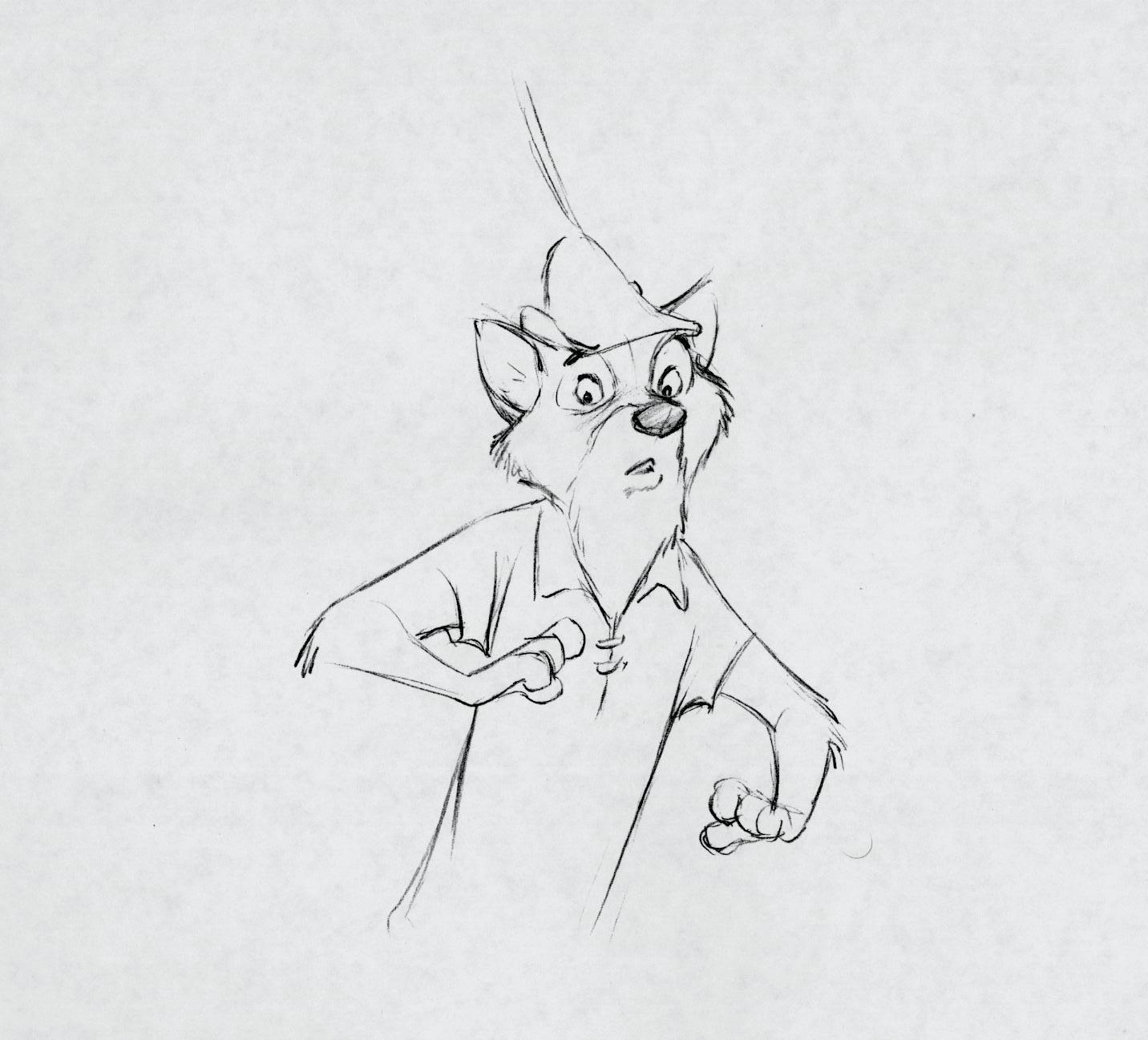 Living Lines Library: Robin Hood (1973) - Model Sheets & Production ...