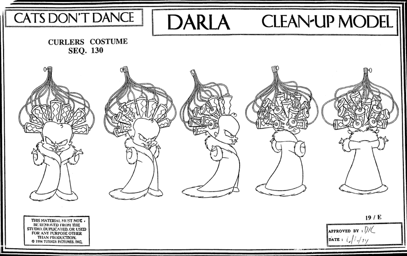 Living Lines Library: Cats Don't Dance - Characters: Darla Dimple