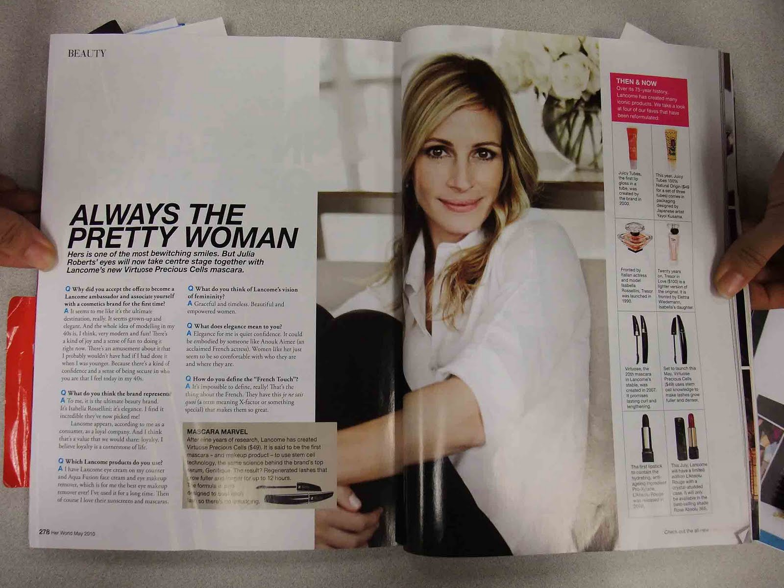 Magazine: Sample magazine layouts for articles