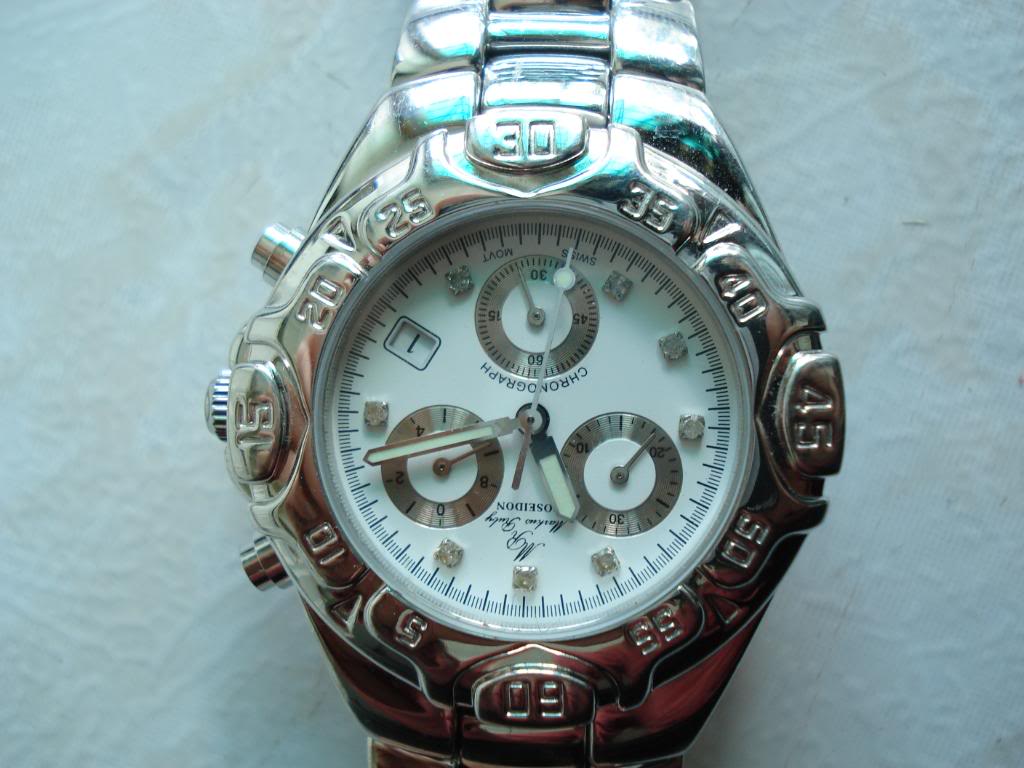 unlimiteditemsinc: MARKUS RUBY POSEIDON CHRONOGRAPH 8 DIAMOND PLATINUM ...