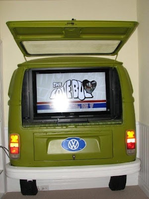 Home Renovation Blog: VW Bus TV Stand