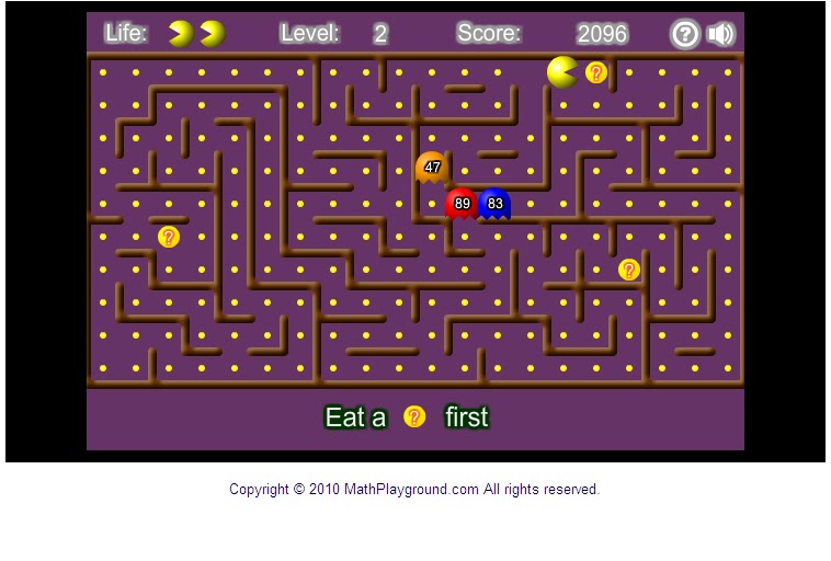 Utilizando as Mídias na Educação: Jogo: Math Man