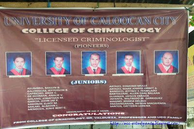 University of Caloocan City: 2009 Criminology Board Passers!