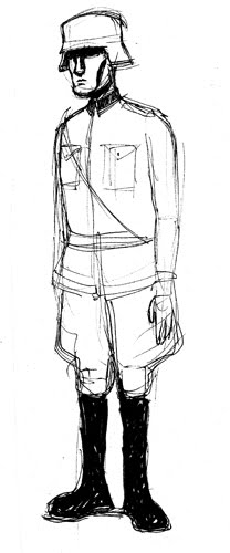 Nazi Soldiers Drawing