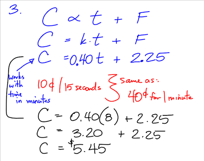 Grade 12 Consumer Math Block 1: Partial Variation Examples