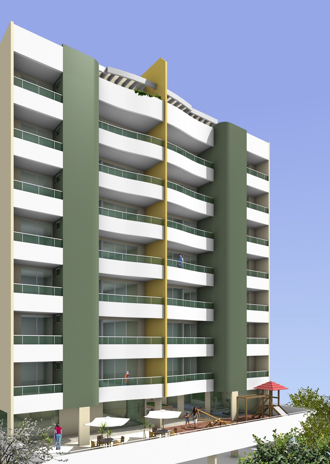 José Pincay Molestina (3D y animación): Projeto de prédio