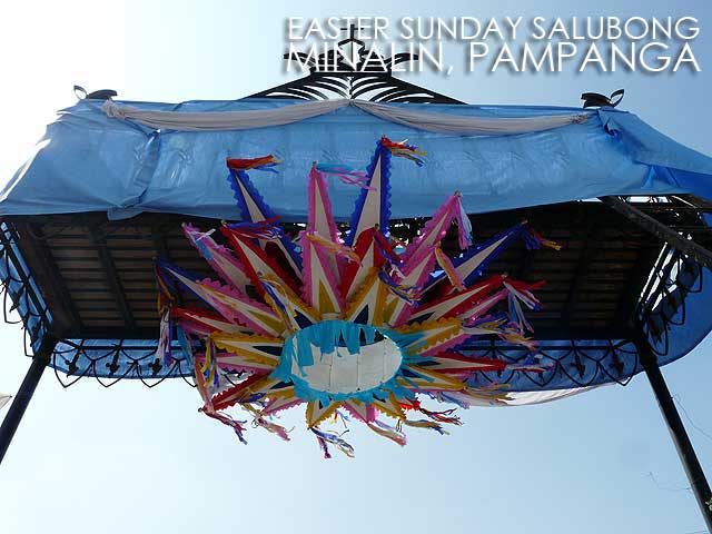 Pampanga: Salubong procession on Easter Sunday and the colorful pusu ...