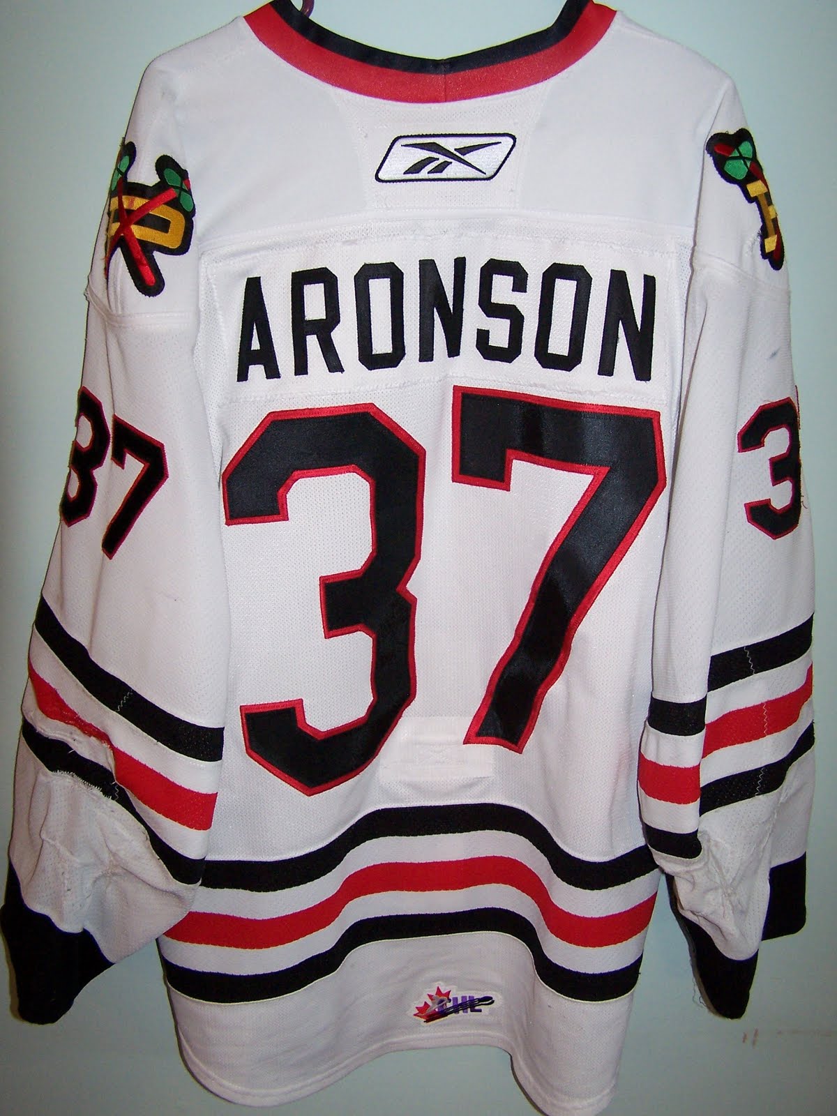Hockey Jerseys: Portland Winterhawks Taylor Aronson