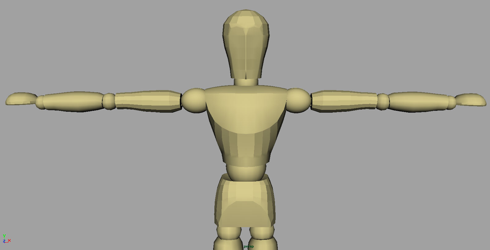 Mu Li Animation: 3D Dummy Character modeling