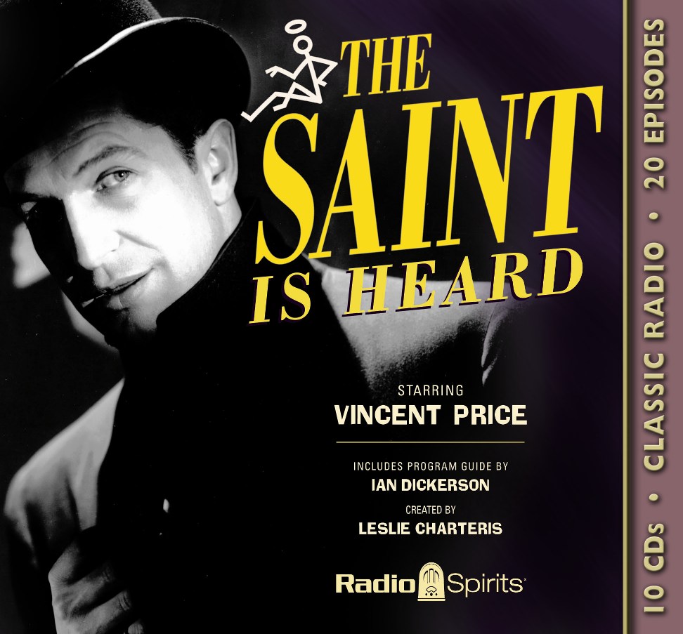 The Saint is Heard: 10-CD Set of Vincent Price Radio Shows - The Saint News