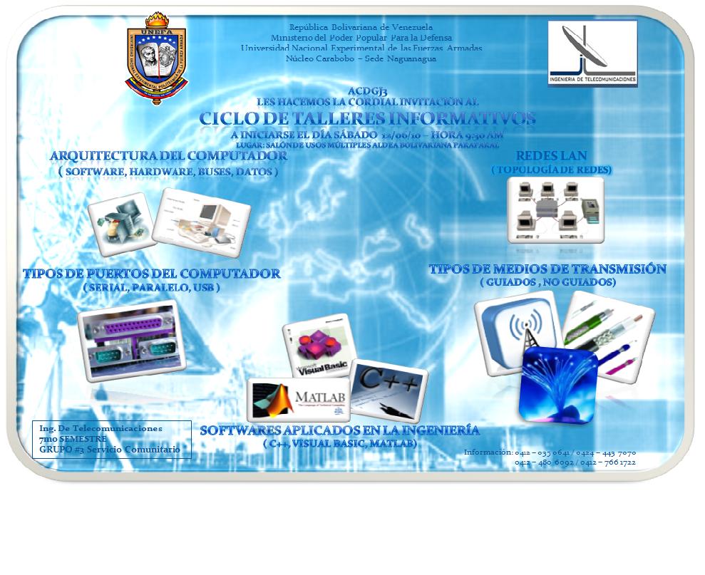 CICLO DE TALLERES INFORMATIVOS: Temas a exponer en el Ciclo de Talleres ...