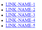Different Types of Unordered HTML Link Lists | Blogger Tips and Tricks
