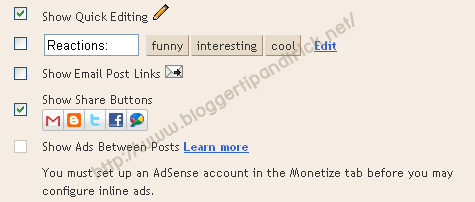 How To Add Blogger Official Share Buttons | Blogger Tips and Tricks
