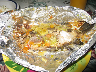 jamaican roast fish in foil