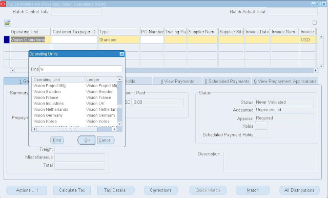 Oracle Applications: R12 Multi-Org Access Control (MOAC)