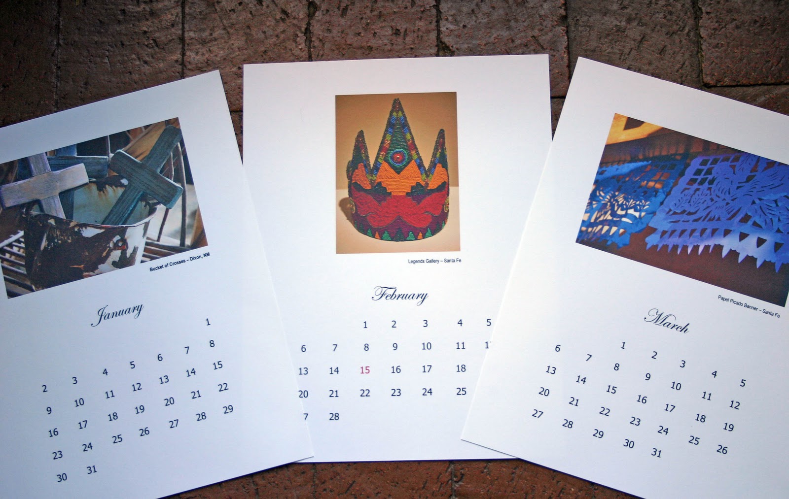 Chasing Santa Fe: GIVE AWAY - CHASING SANTA FE 2011 CALENDAR