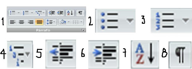 tutorial de word: OPCIONES DE PARRAFO..
