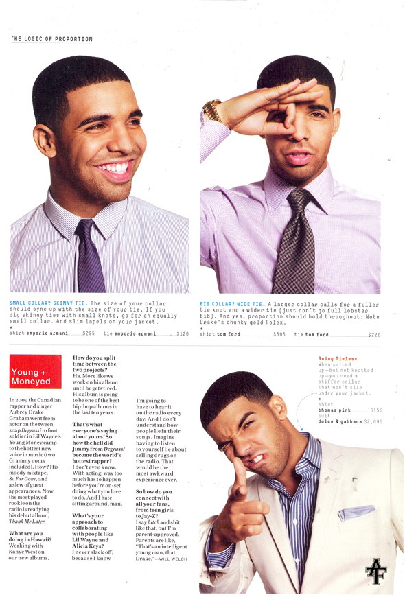 News From Nowhere: Drake in GQ - March 2010