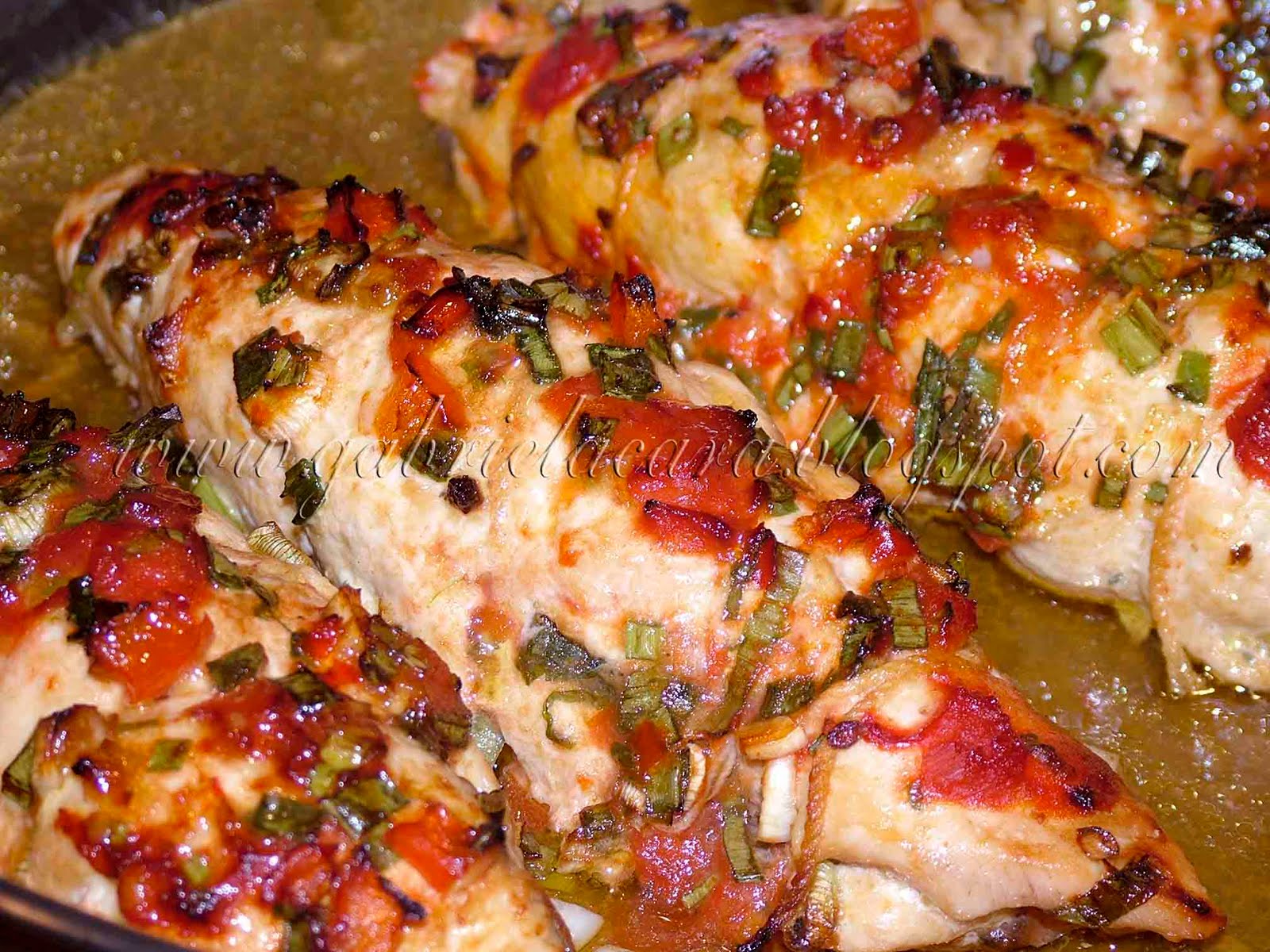 Gabriela's blog: RULADA DE PUI CU SALSA