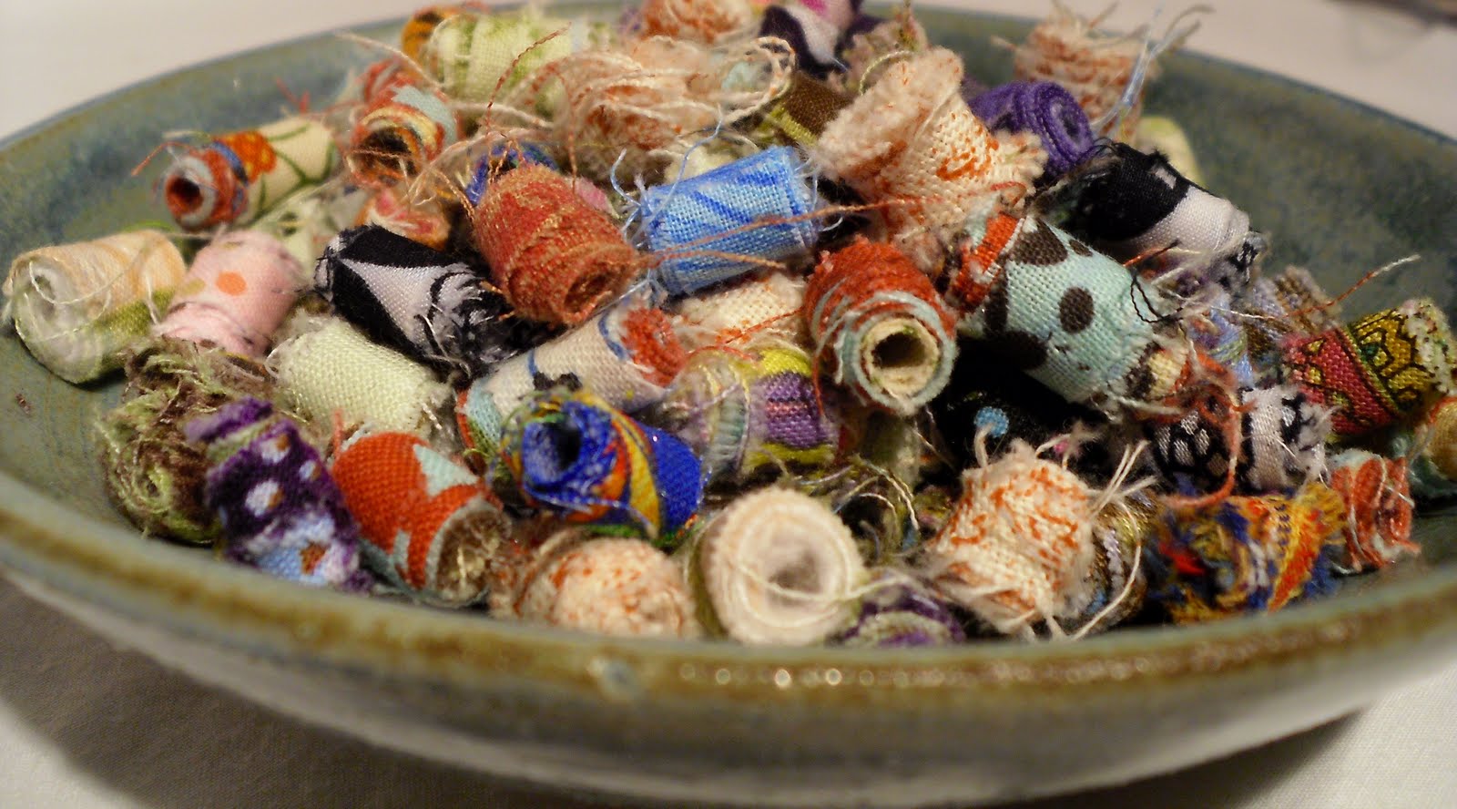 Shovel + Spade: Fabric Beads: Made from Production Waste