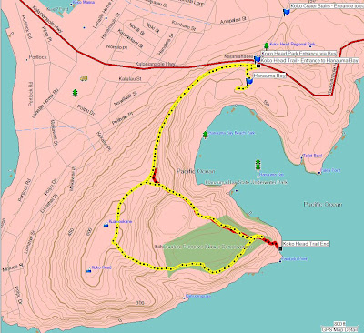 Where is Dave Wu: Koko Head Trail - Full Loop
