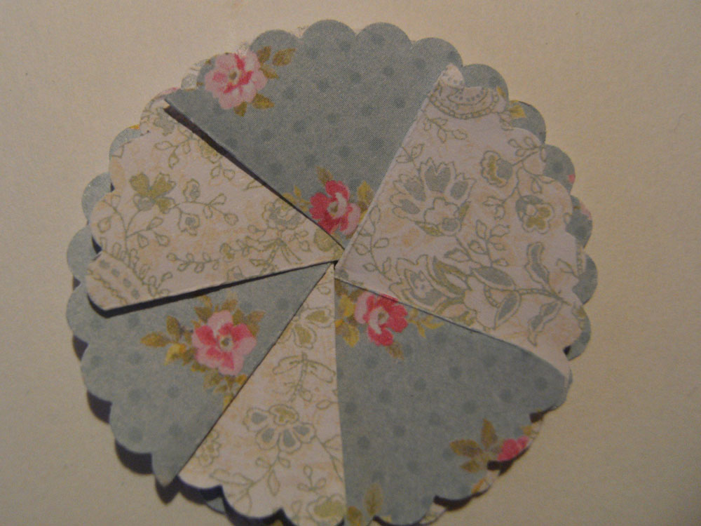 Lizzie Made: Paper Flower Tutorial - Three Flowers made from Circles