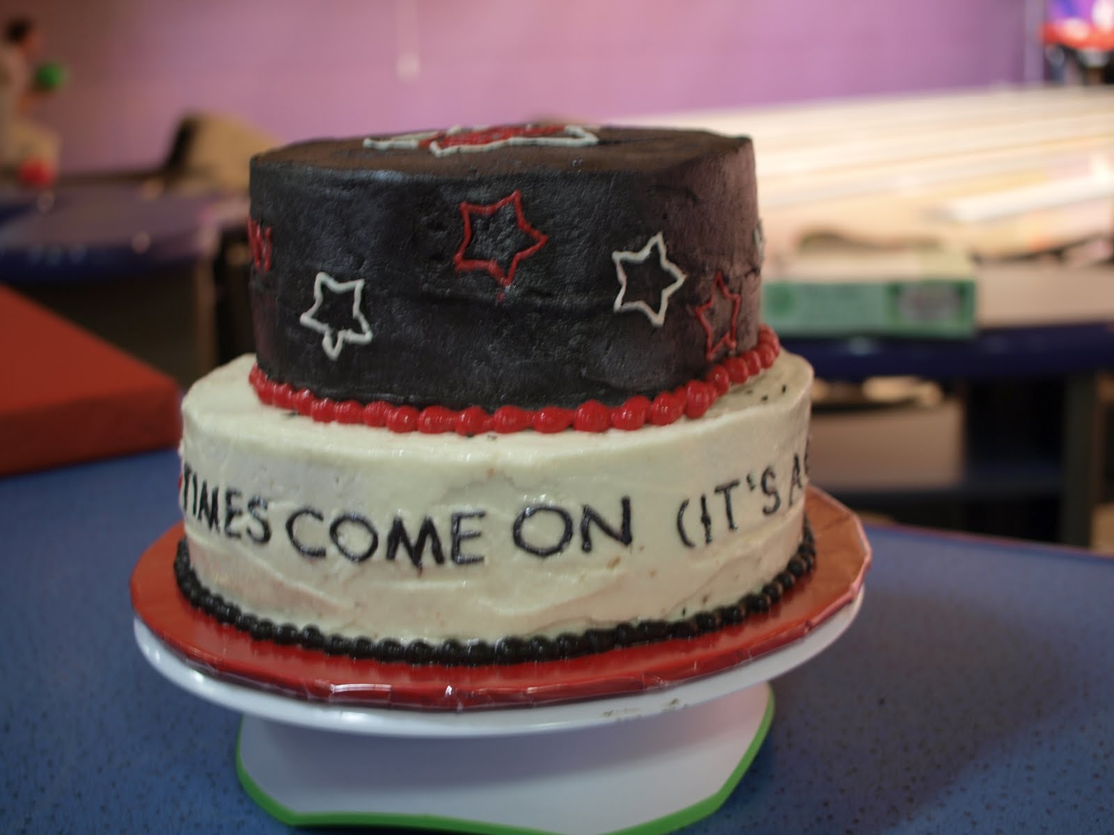 Kickin' Cakes by Kerry: "Celebration" Karaoke Cake