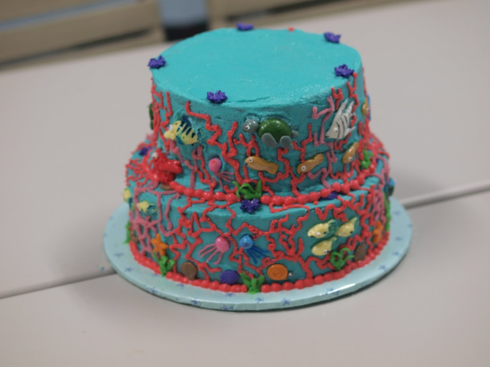 Kickin' Cakes by Kerry: Coral Reef Cake #2