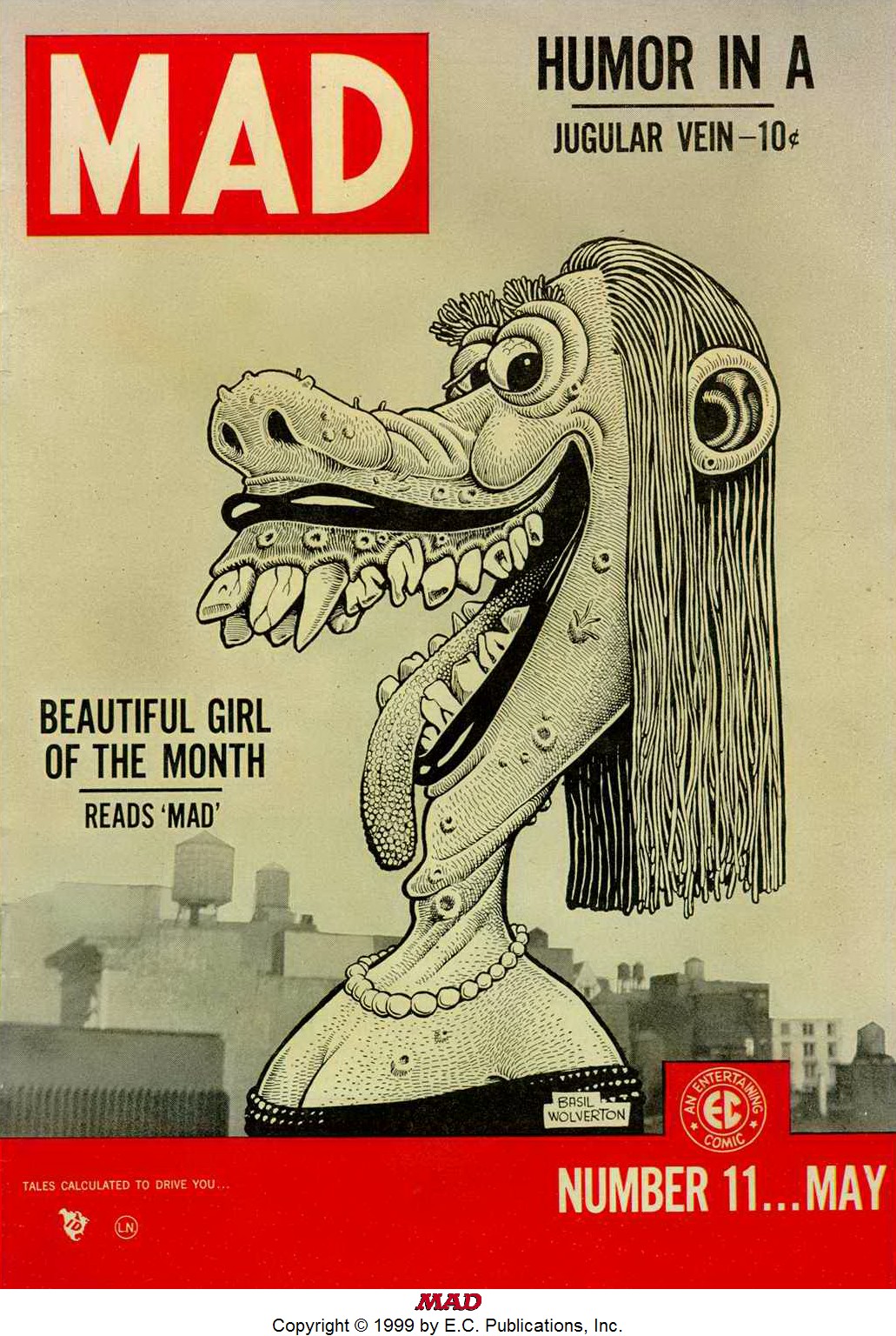 Chicken Fat: SUNDAY FUNNIES - MAD #11, Basil Wolverton