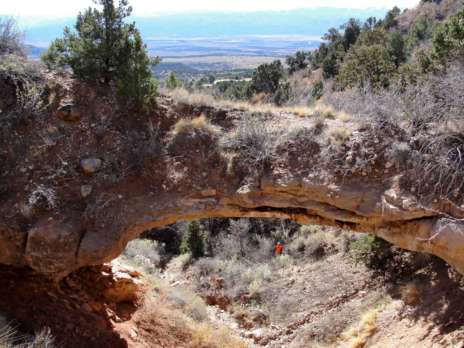 Janie and Steve, Utah Trails: Tabby Mountain's Natural Bridge