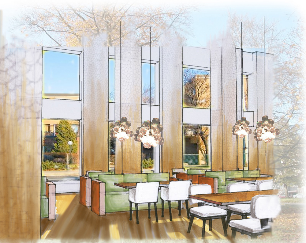 SONIKA FOURIE | Student Design Work: Restaurant Design In Progress...