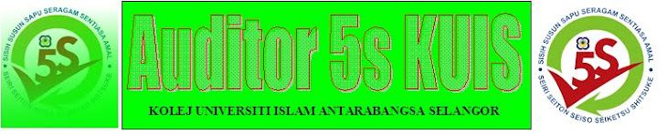 Auditor 5s KUIS: Polisi 5s KUIS