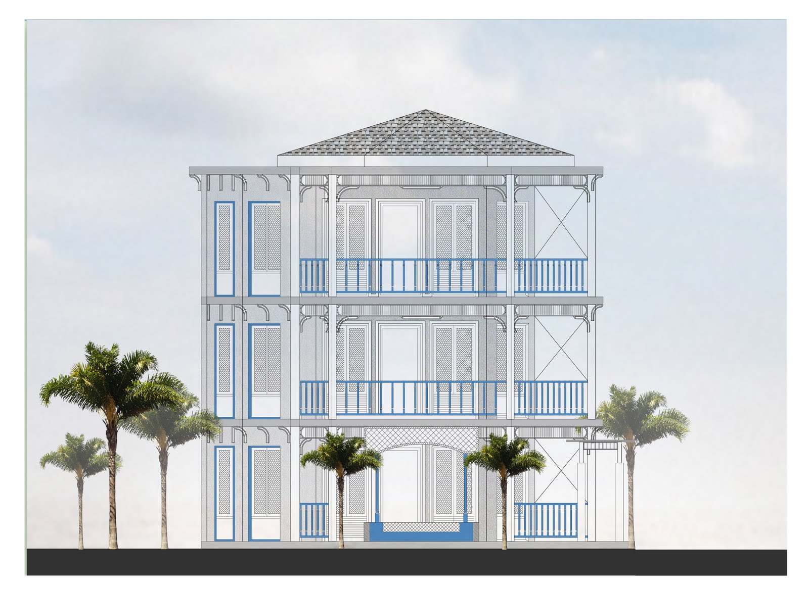 Moment Space: Colonial Style Concept,.