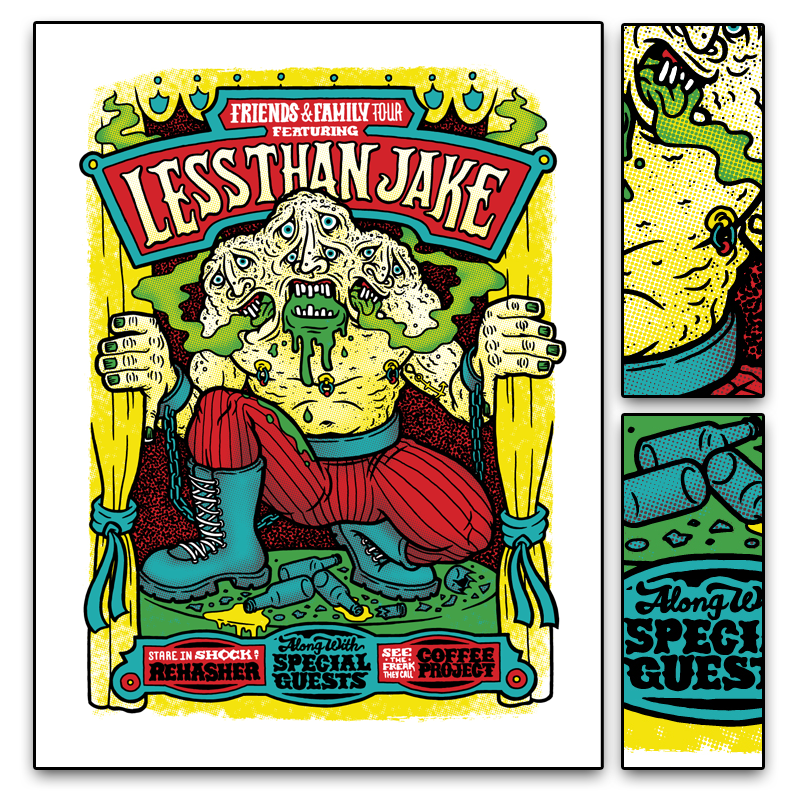 JP Flexner // Creative Services: Less Than Jake // Florida Summer Tour 2010