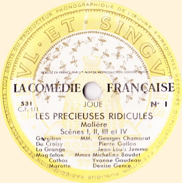 Quartier des Archives: MOLIÈRE - Les Précieuses ridicules / Comédie ...