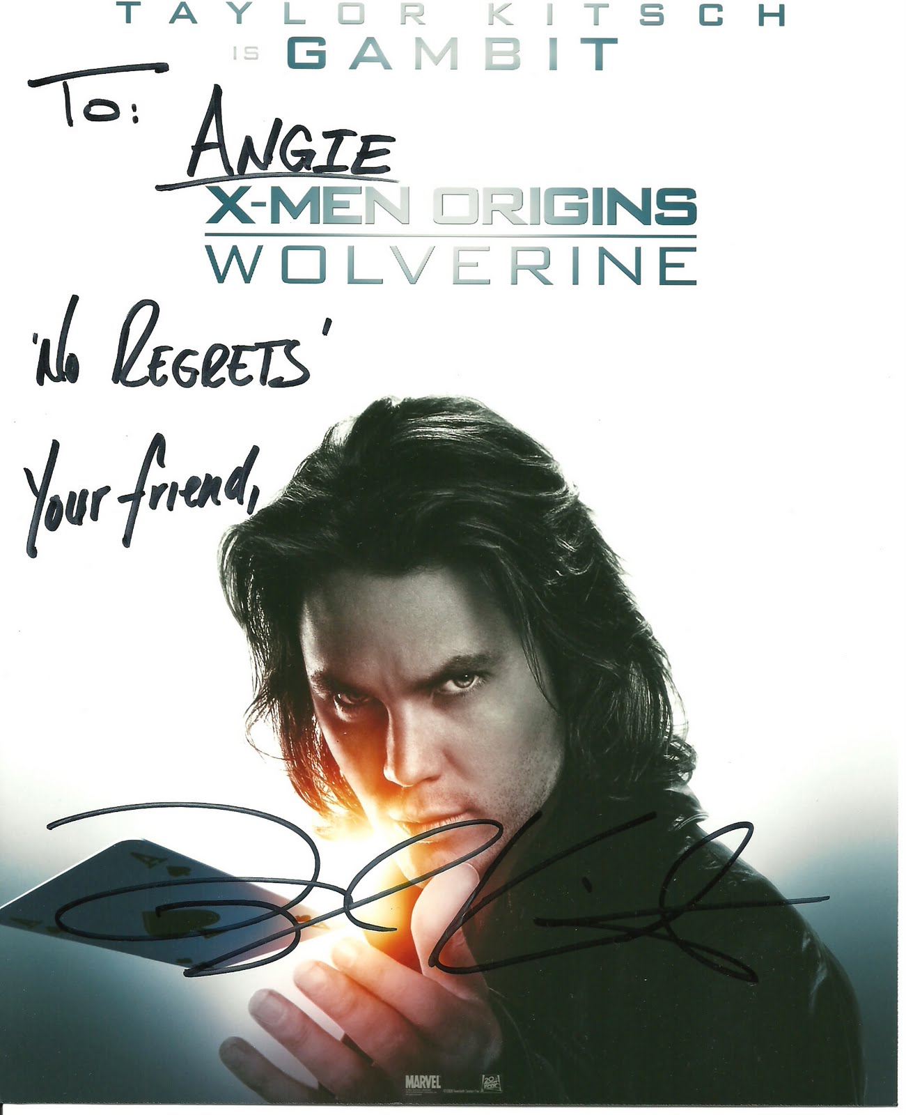 Angie's Autograph Successes: Finally, my Gambit paid off!