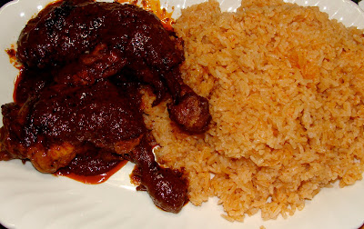 REAL SIMPLE: CHICKEN MOLE WITH MEXICAN RICE ...