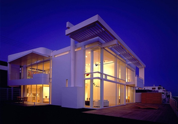 Beautiful California, White Home Design