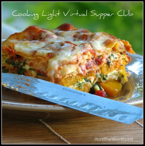 more than burnt toast: Cooking Light Virtual Supper Club Goes Vegetarian