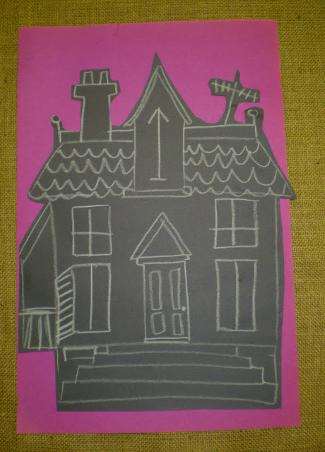 Jarvis House: Haunted House Halloween Craft for Kids