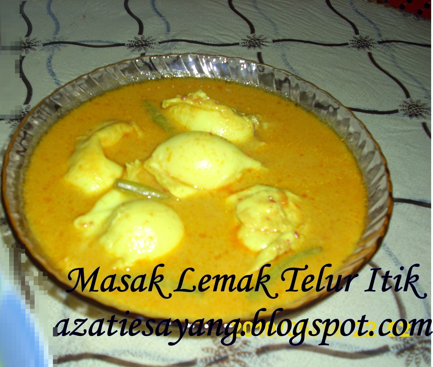 ♥♥Azatiesayang♥♥: Masak Lemak Kuning Telur Itik.