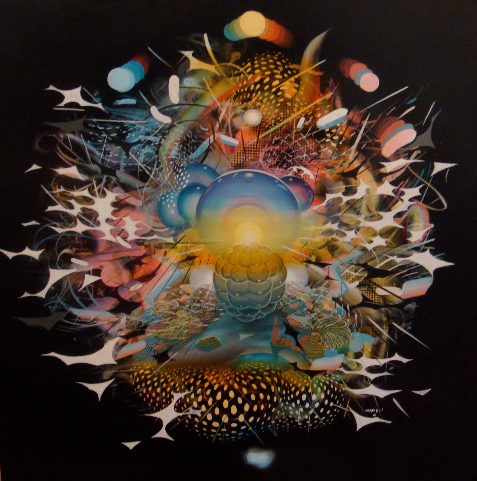 Terra Incognita: Mars-1 Psychedelic Art