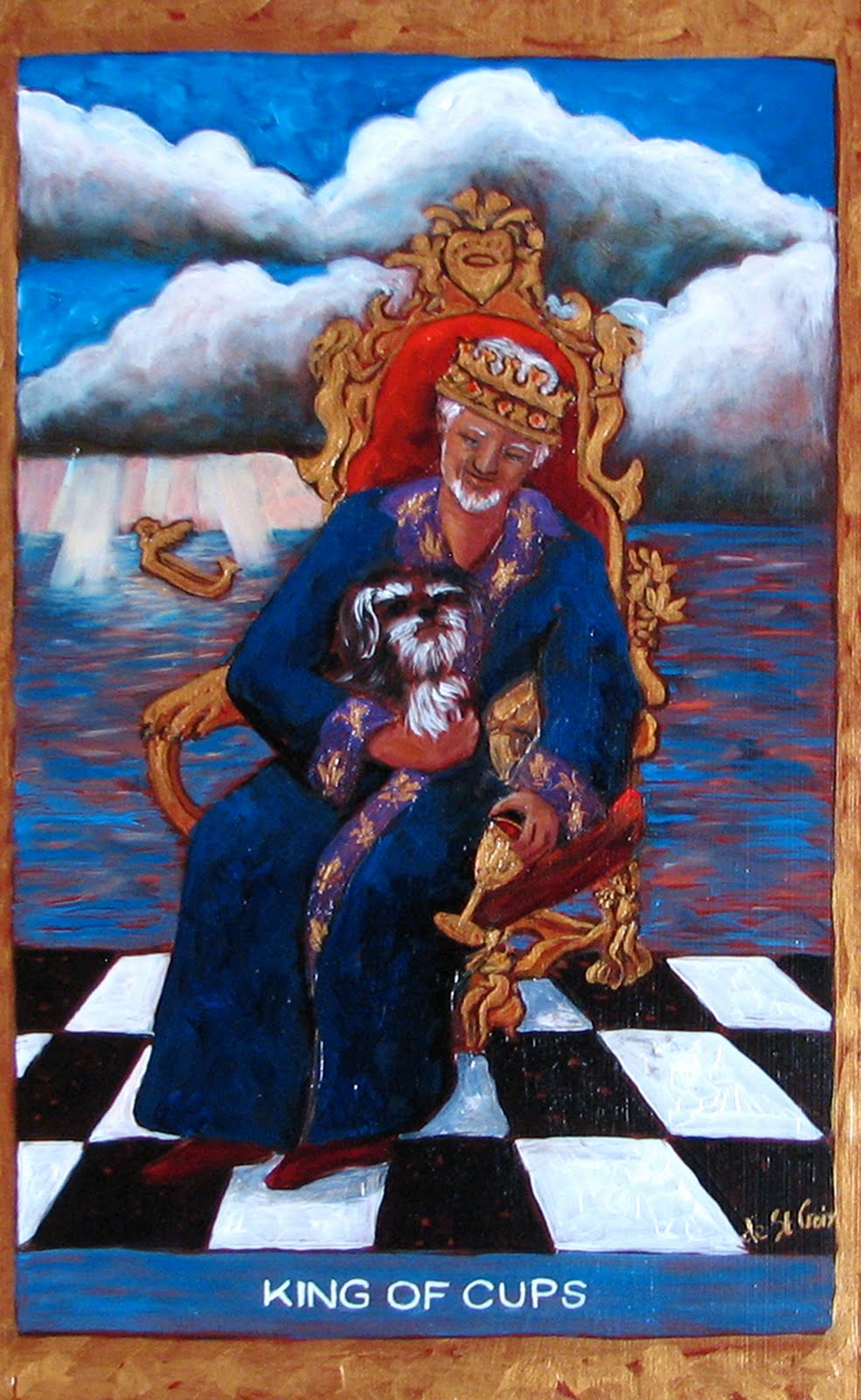 Tarot and Oracle Decks by Lisa de St. Croix: KING OF CUPS