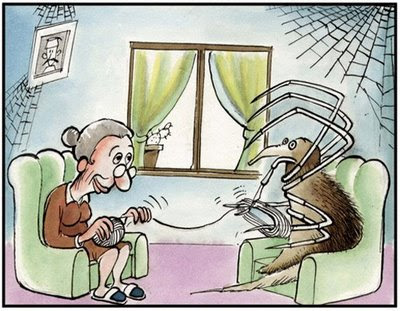 portrait of cartoonists: cartoons on loneliness