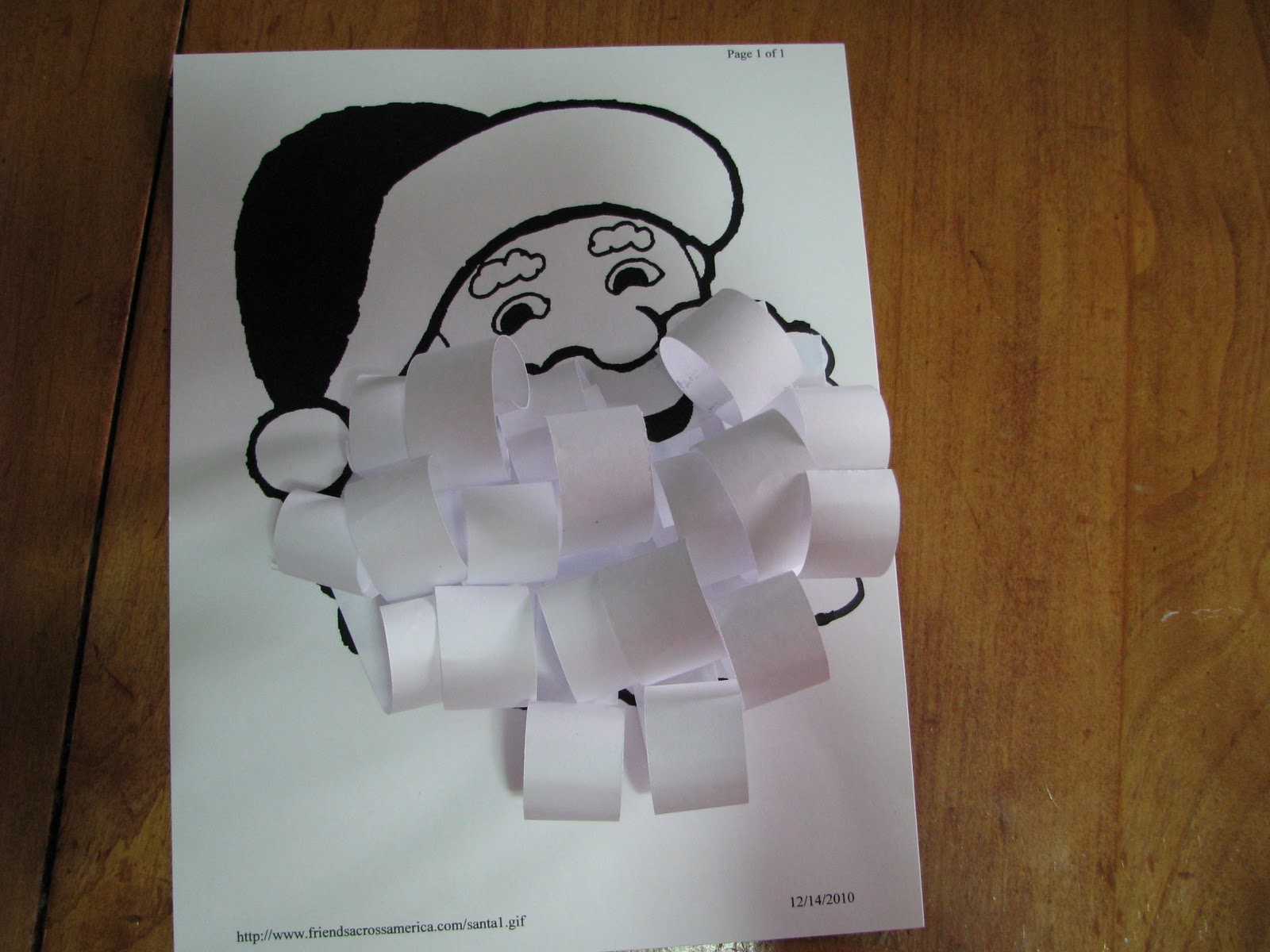 Mommy's Little Helper: Curly-Bearded Santa