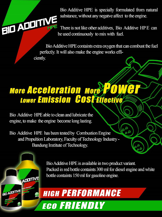 Bio Additive for Vehicles