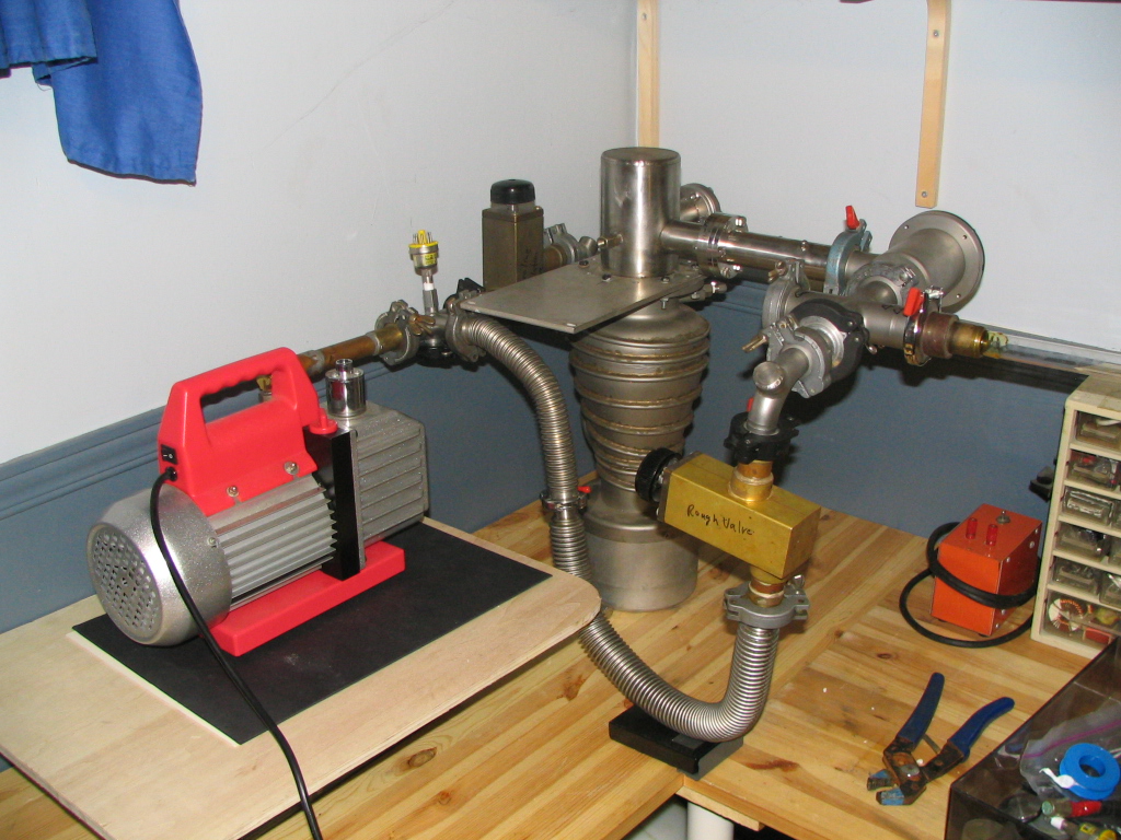 Building a Homemade Linear Accelerator: Vacuum System Assembly